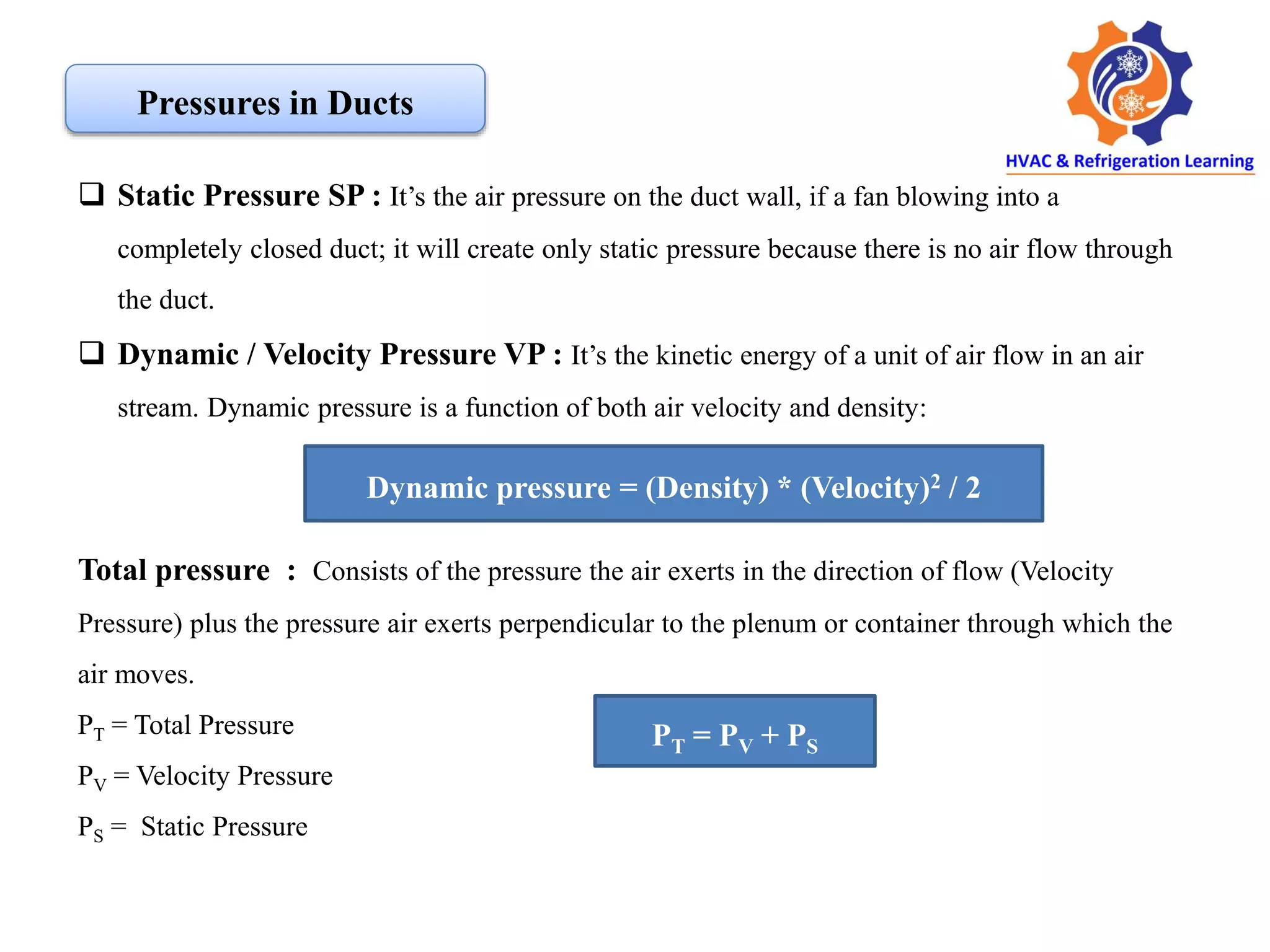 Hvac duct design | PPTX