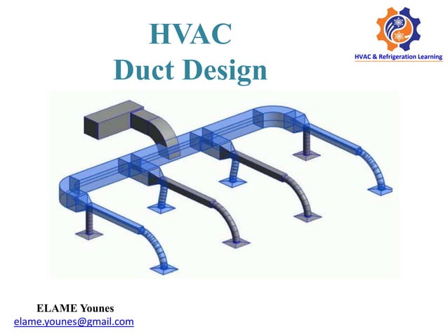Hvac duct design | PPTX