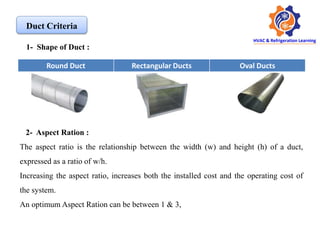 Hvac duct design | PPTX