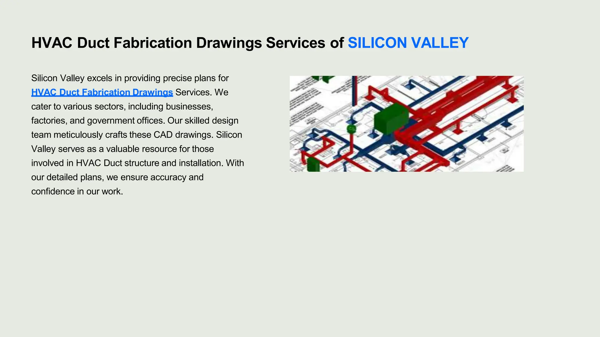 HVAC DUCT FABRICATION DRAWINGS SERVICES .pptx