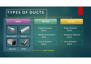 HVAC DUCT Shapes Good PPT.pptxDUCT Shapes Good PP | PPTX