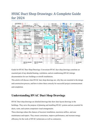 HVAC Duct Shop Drawings: A Complete Guide for 2024 | PDF