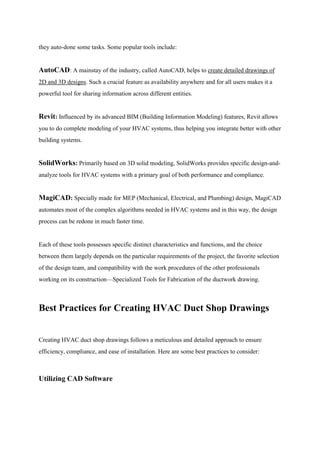 HVAC Duct Shop Drawings: A Complete Guide for 2024 | PDF