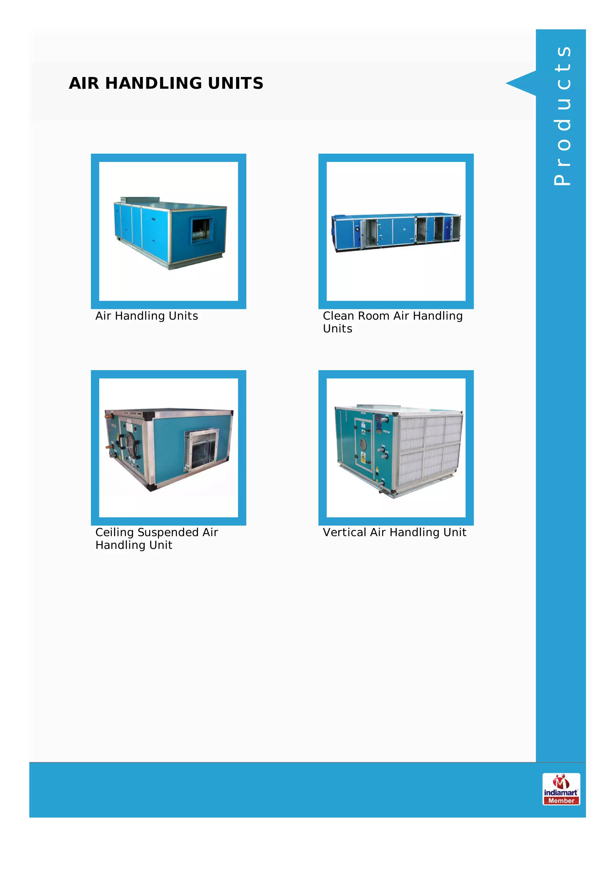AM Clean Air Engineering Private Limited, Chennai, Air Handling Units | PDF