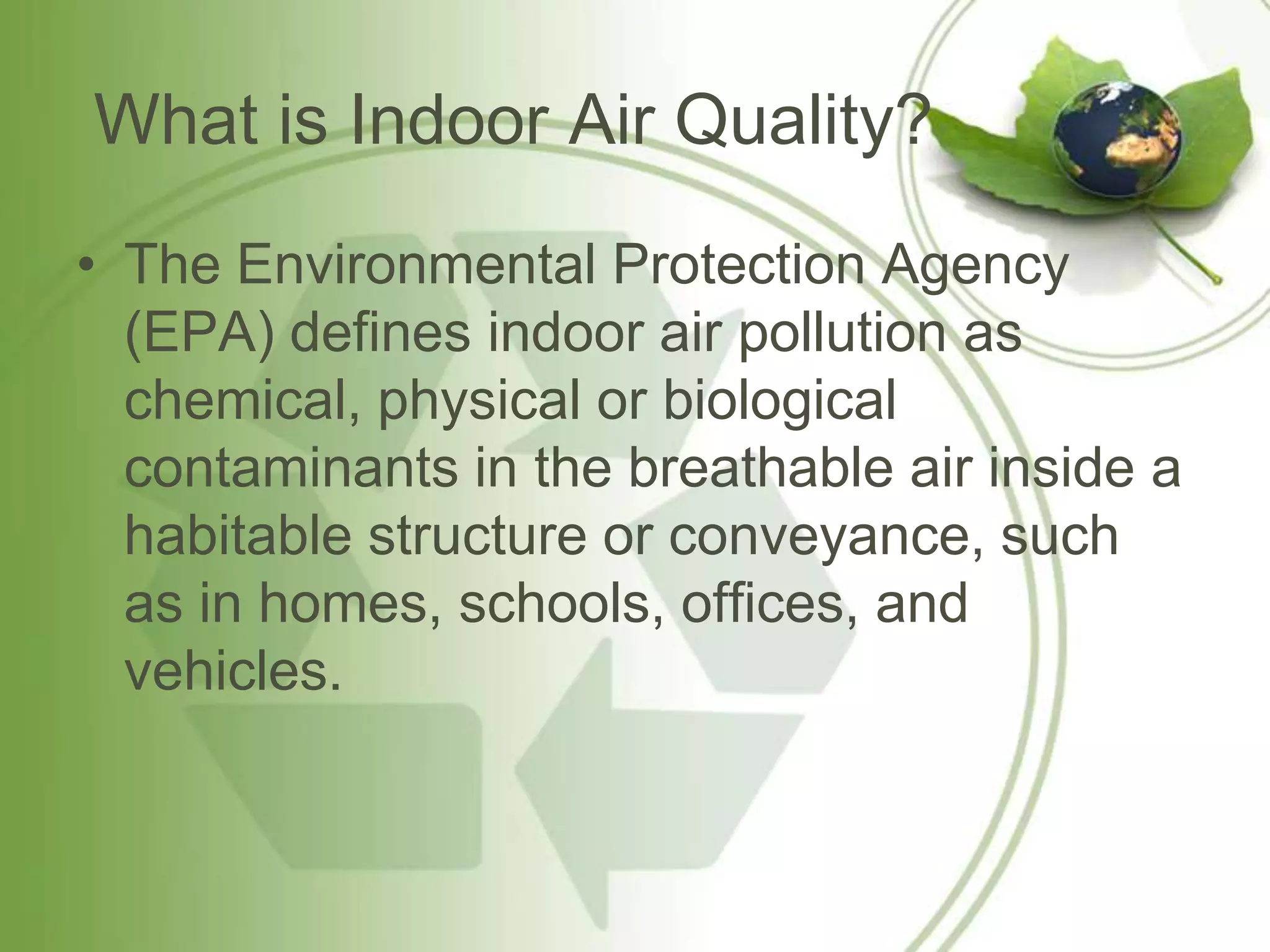HVAC Indoor Air Quality | PPTX