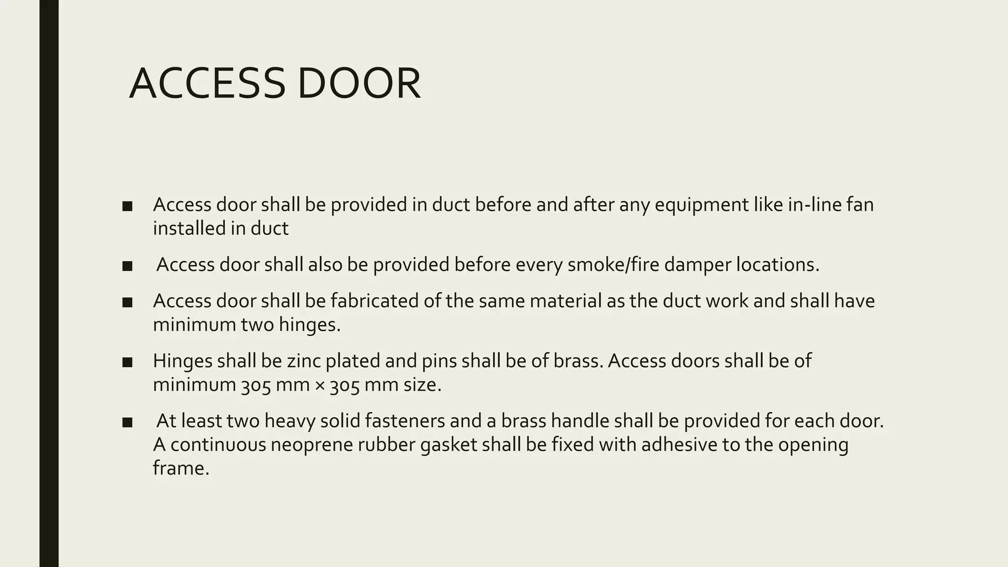 NBC NORMS FOR HVAC SYSTEMS | PPTX