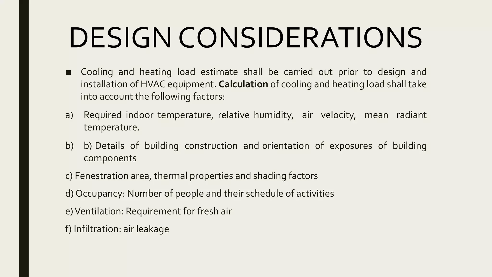 NBC NORMS FOR HVAC SYSTEMS | PPTX