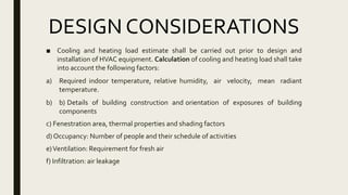 NBC NORMS FOR HVAC SYSTEMS | PPTX
