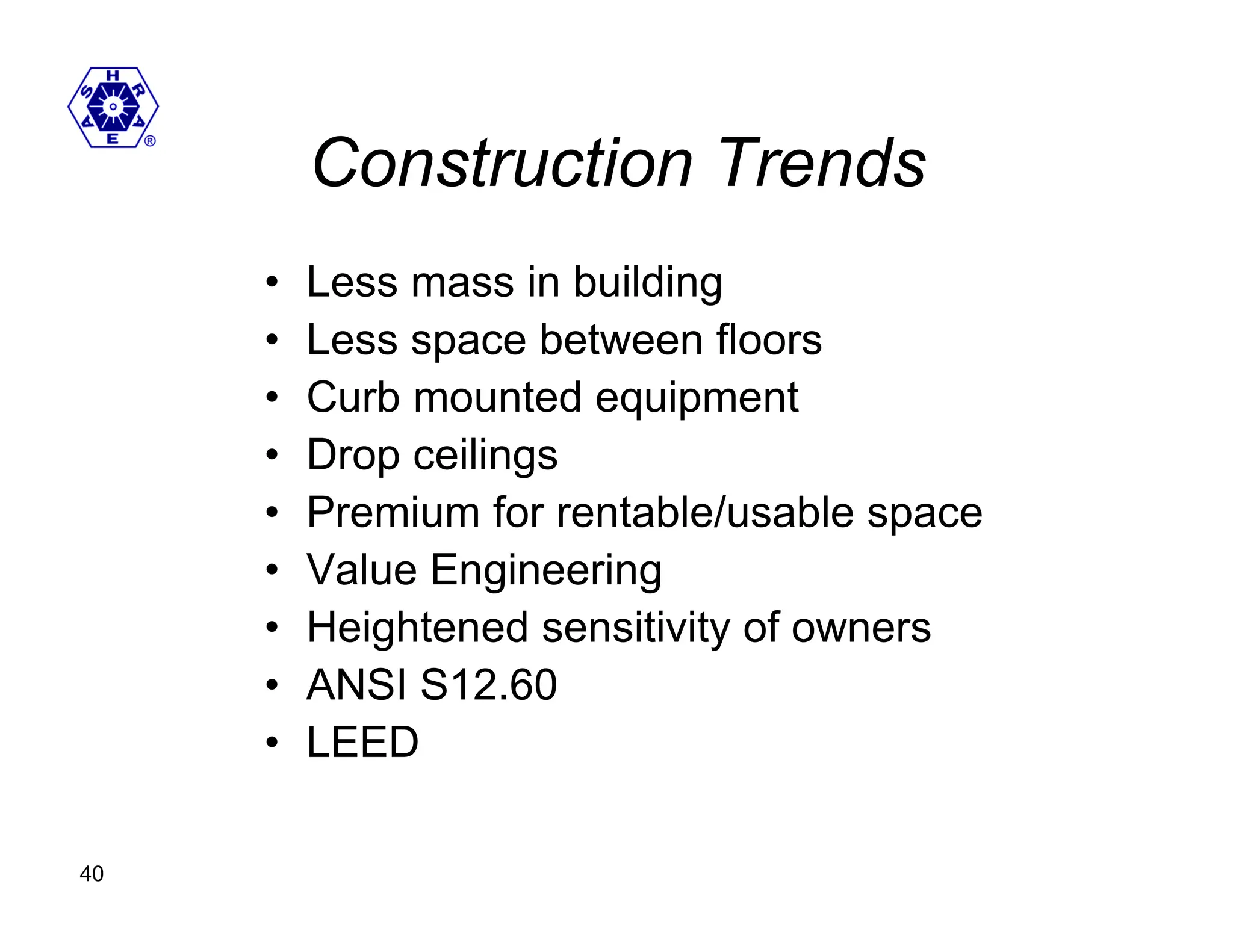 ASHRAE Chapter Meeting: HVAC Noise and Vibration Control | PDF