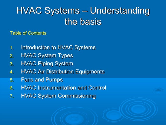 Hvac Presentation | PPT
