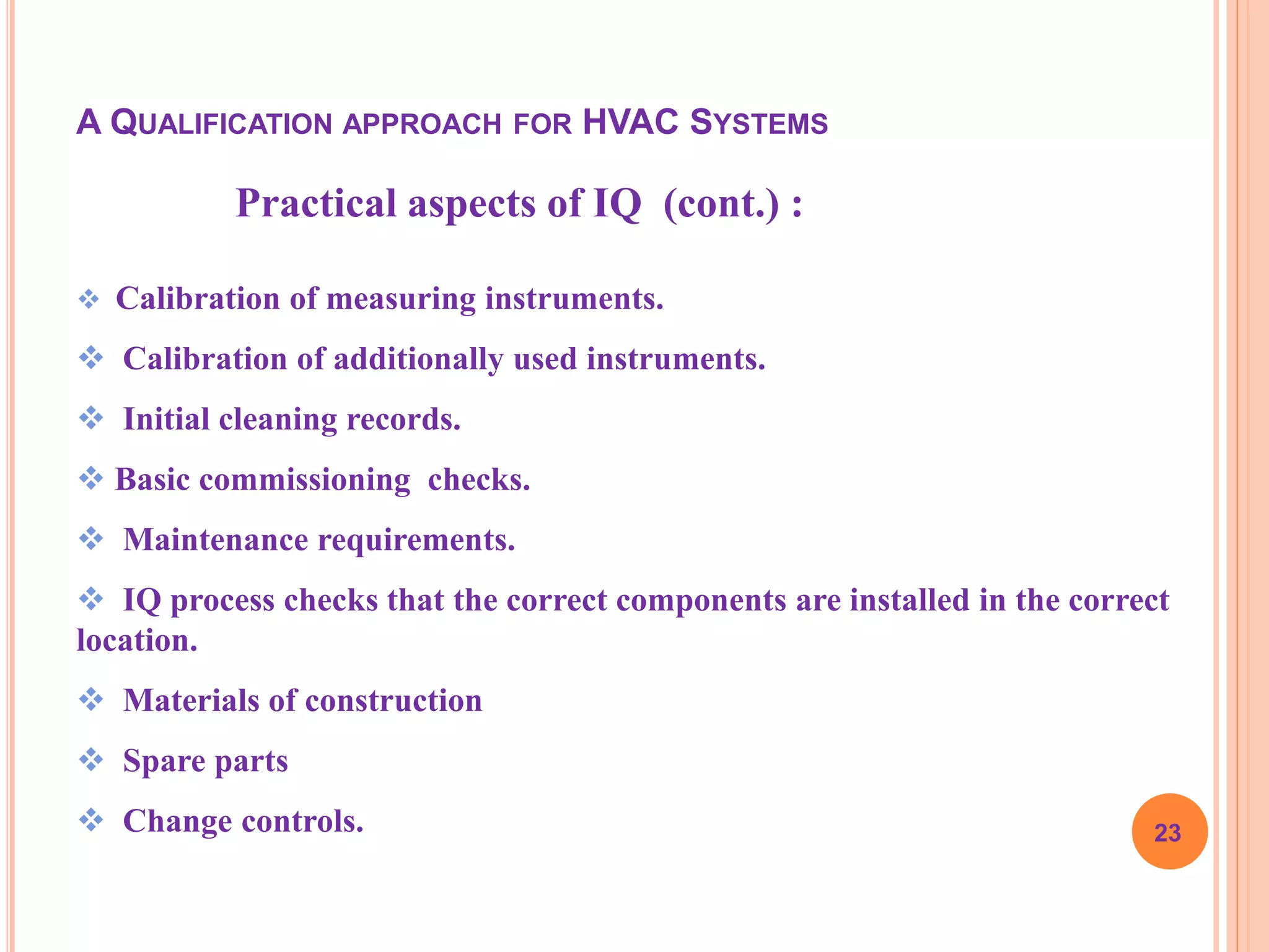 Heating Ventilation and Air Conditioner HVAC Qualification | PPTX
