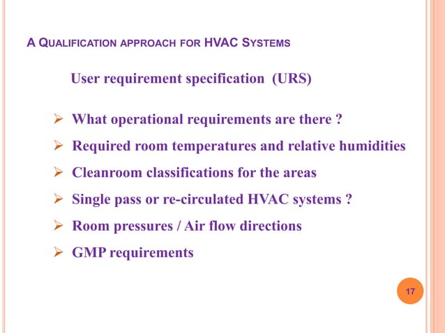 Heating Ventilation and Air Conditioner HVAC Qualification | PPTX