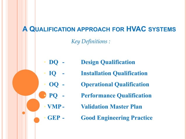 Heating Ventilation and Air Conditioner HVAC Qualification | PPTX