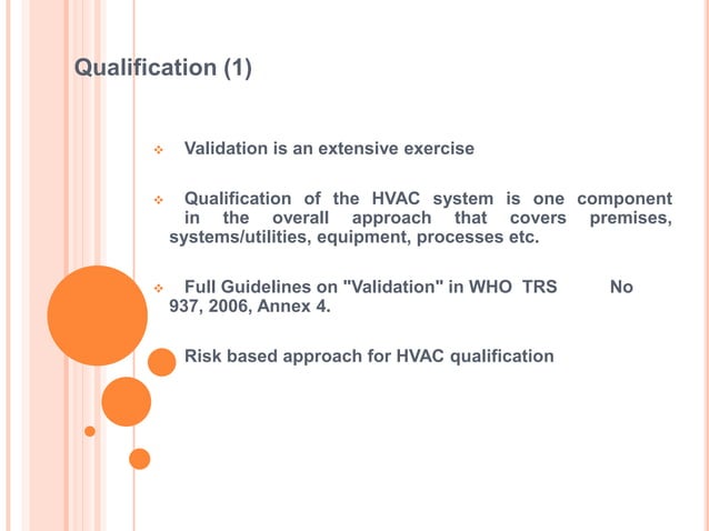 Heating Ventilation and Air Conditioner HVAC Qualification | PPTX