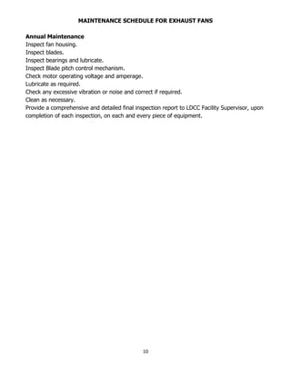 Hvac preventive maintenance schedule | PDF