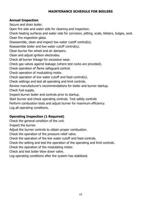 Hvac preventive maintenance schedule | PDF