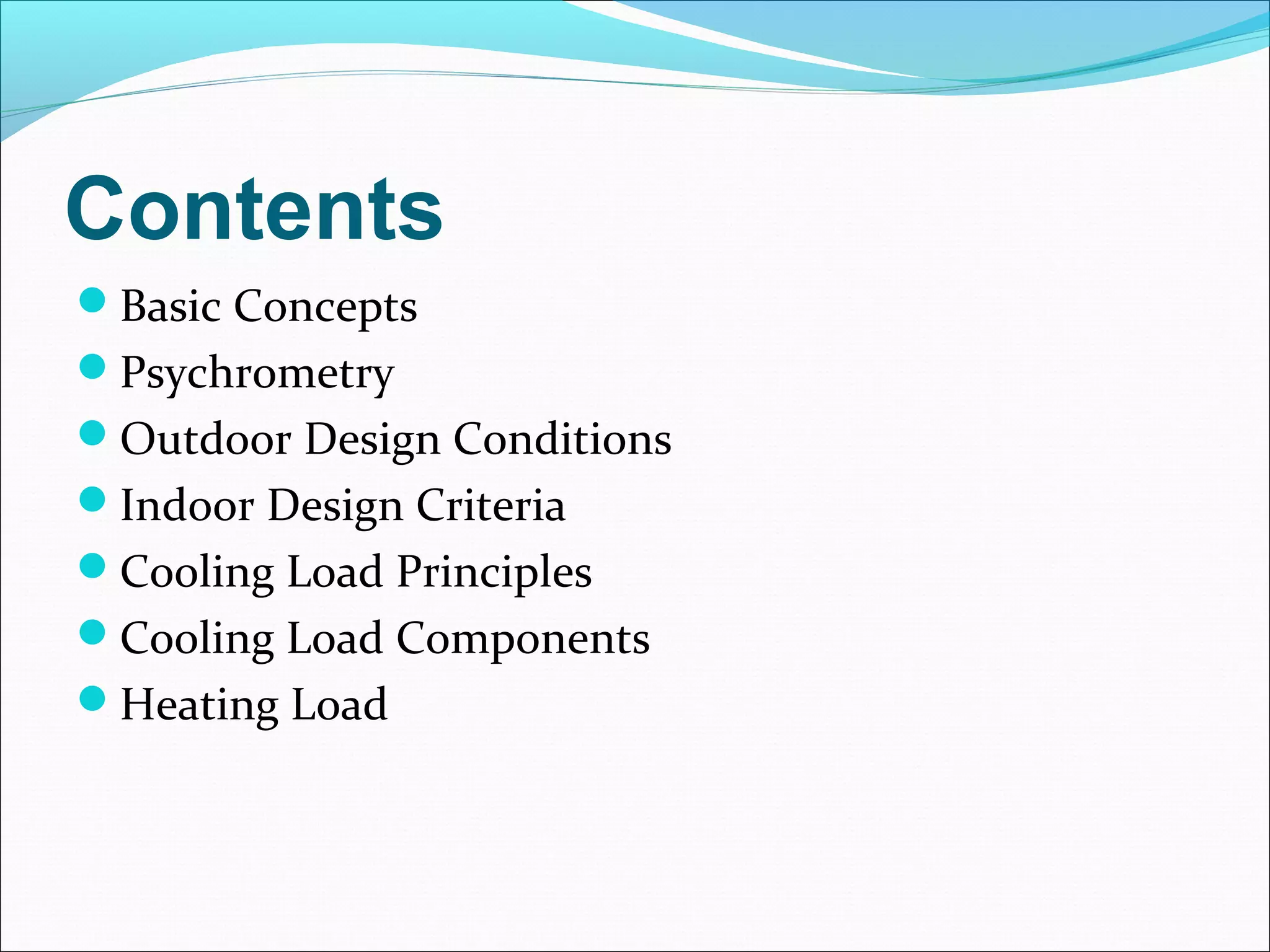 Hvac psychrometry and concepts | PPT