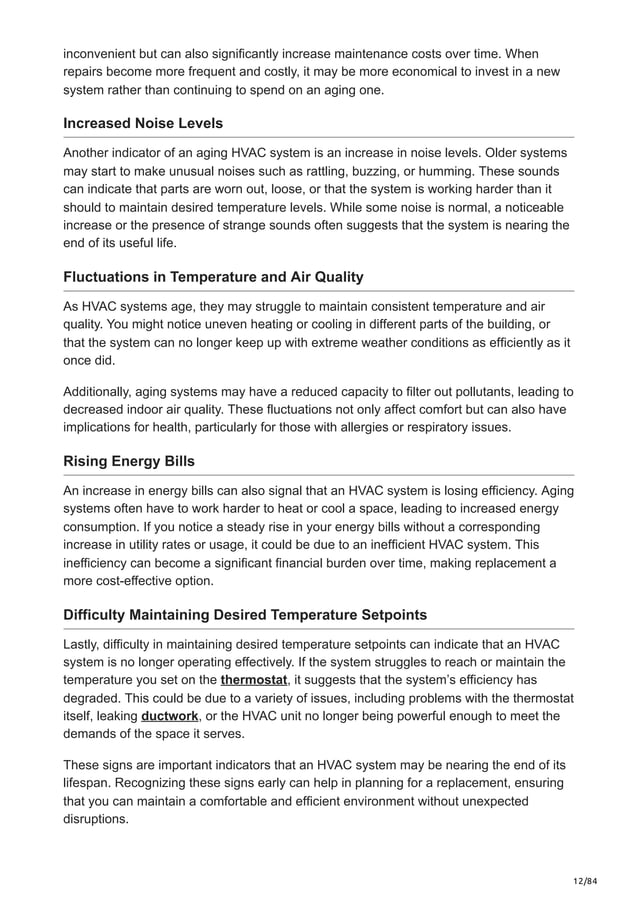 HVAC Replacement Process for Commercial Buildings Guide | PDF