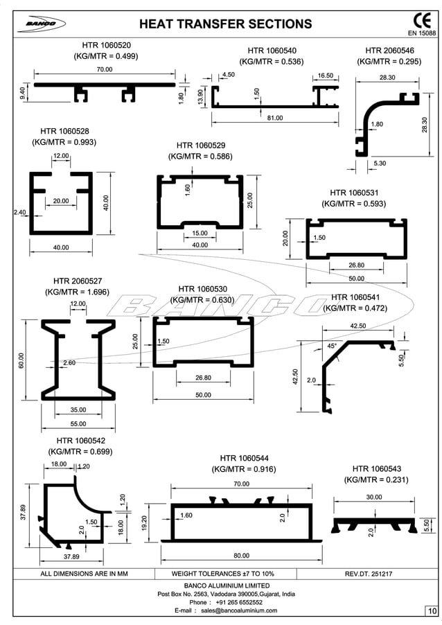 Aluminum HVAC Sections Manufacturer and Supplier - Banco Aluminium | PDF