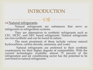 NATURAL REFRIGERANTS HVAC.pptx