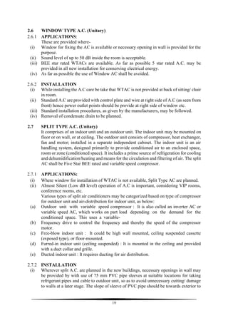 HVAC Specification 2024 according to central public works department | PDF
