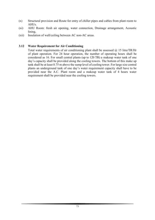 HVAC Specification 2024 according to central public works department | PDF