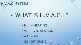 HVAC System | PPTX