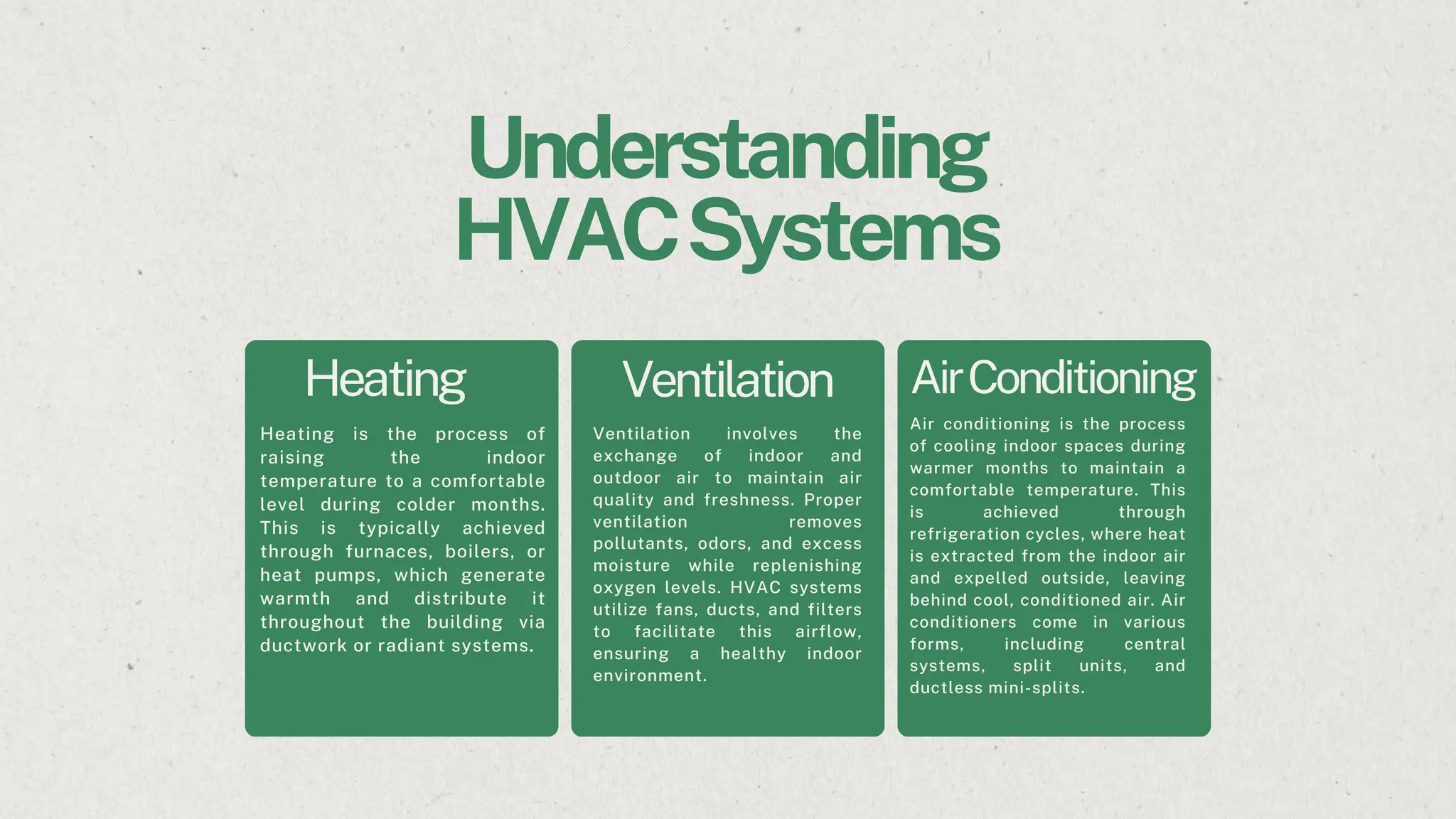 Mastering Comfort: Understanding HVAC Systems | PDF