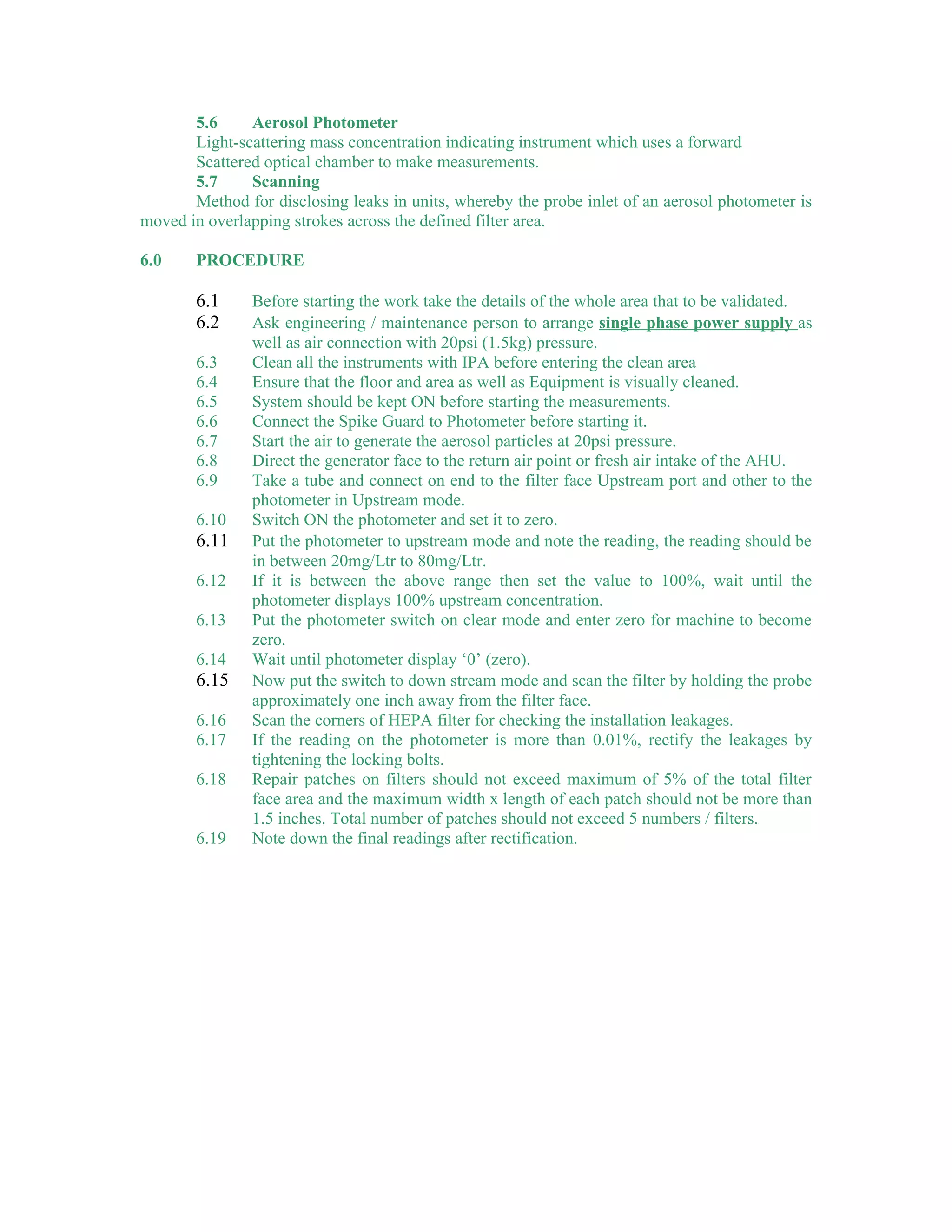 Hvac validation protocol | DOC