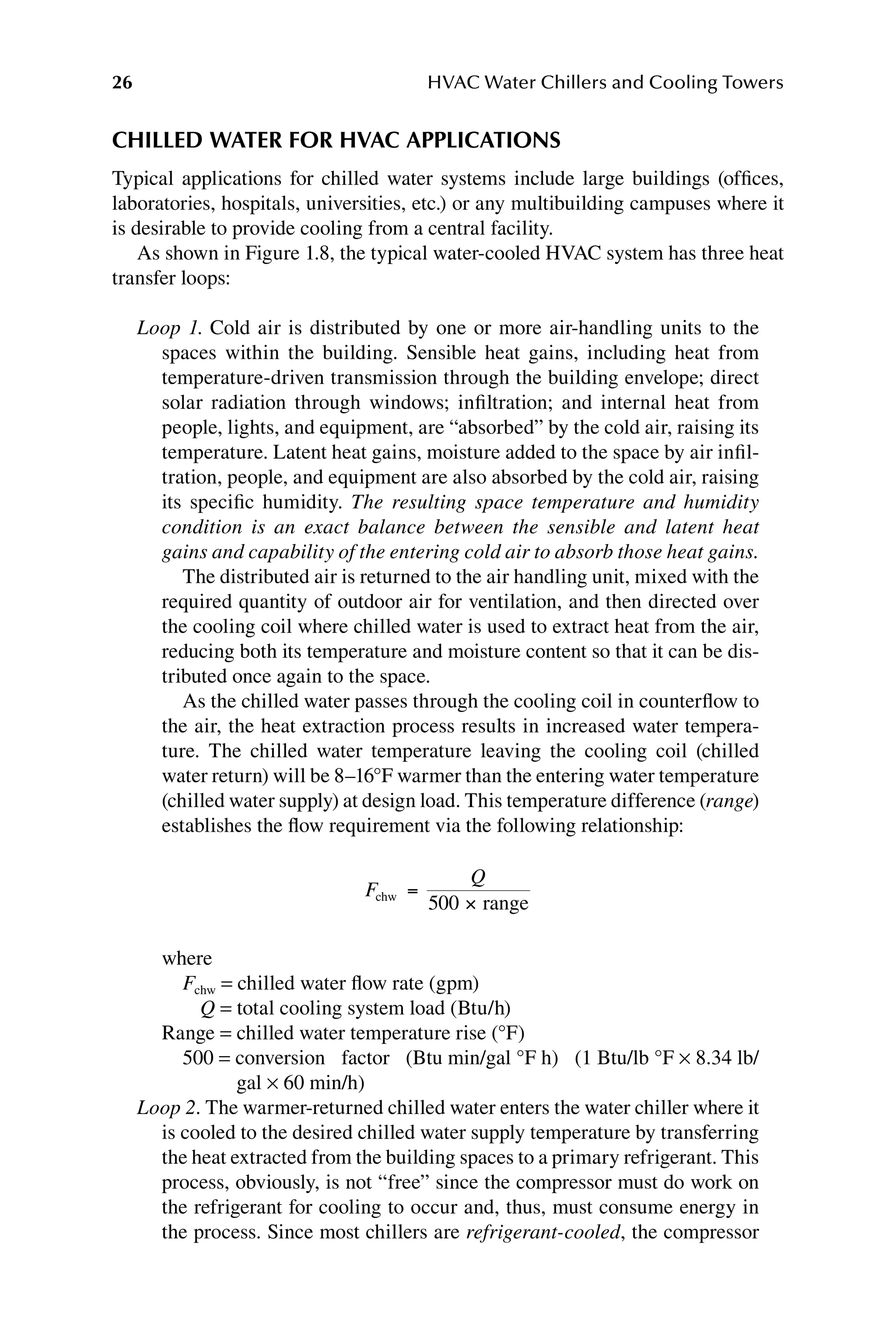 Hvac water chillers and cooling towers fundamentals application and ...