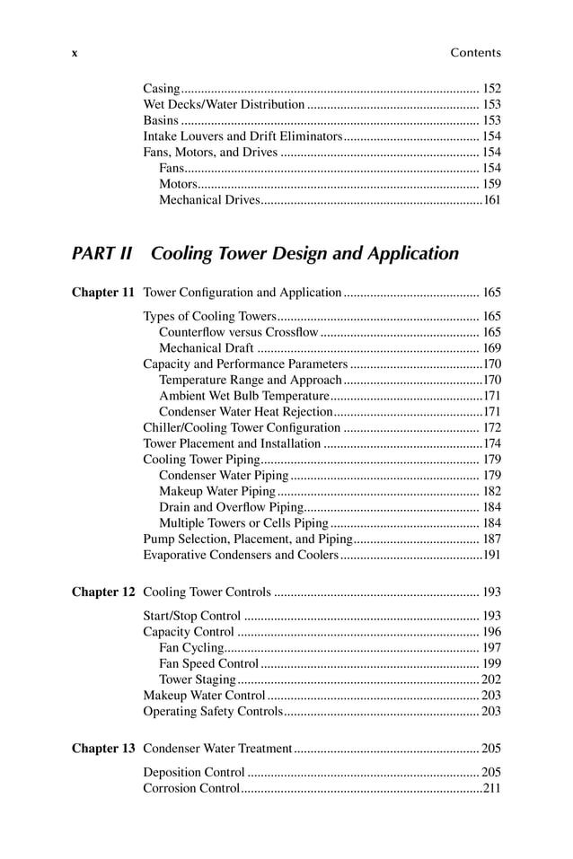 Hvac water chillers and cooling towers fundamentals application and ...