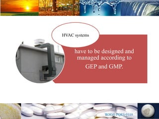 HVAC & Water in Pharmaceutical Manufacturing; From Theory to ...