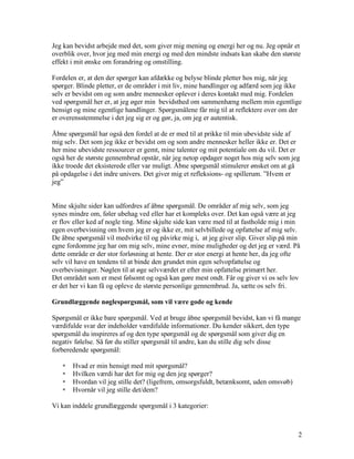 Christian Dinesen - Hvad betyder det at stille åbne spørgsmål? | PDF