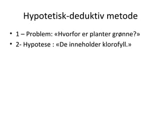 Hva er vitenskap | PPT