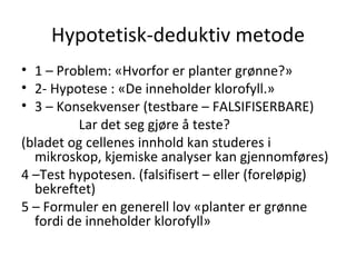 Hva er vitenskap | PPT