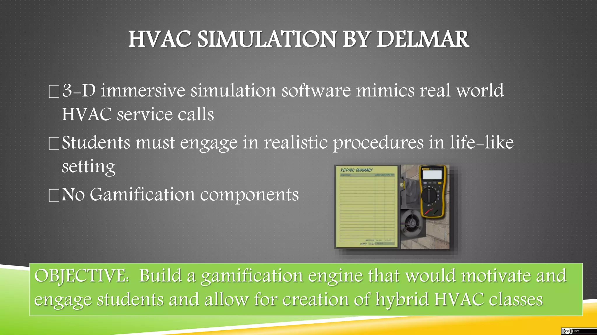 HVAC First-Person Gaming Simulation presentation | PPTX