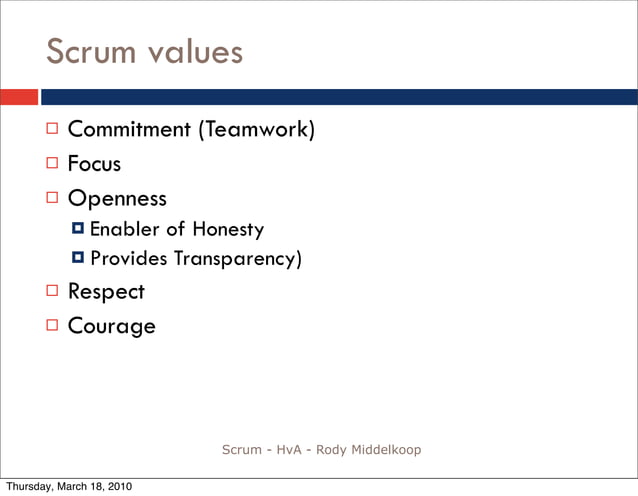 Scrum implemented in an educational context | PDF