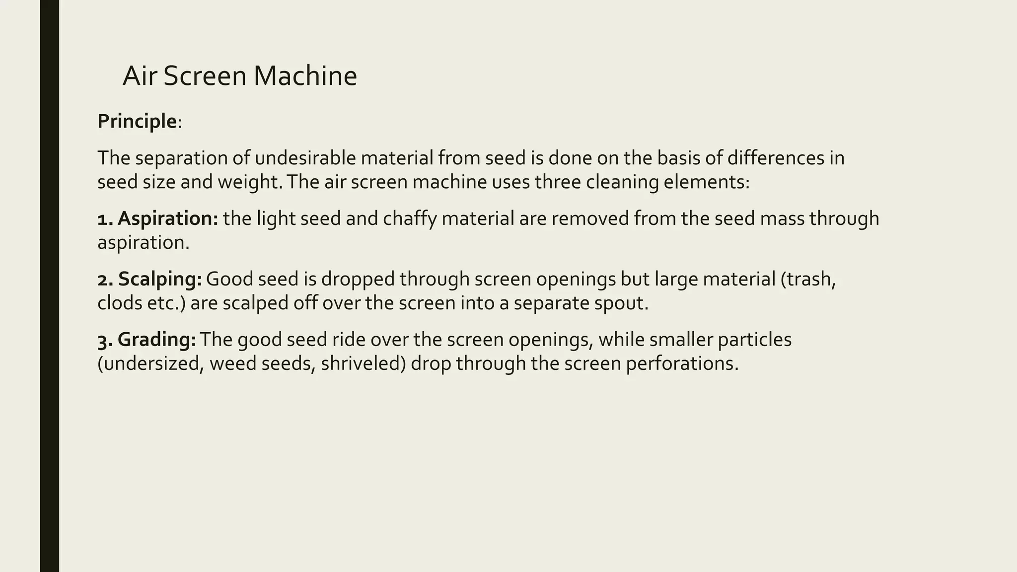Seed Cleaning process | PPTX