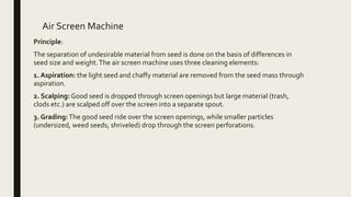 Seed Cleaning process | PPTX