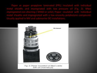 High voltage cable insulation systems | PPTX