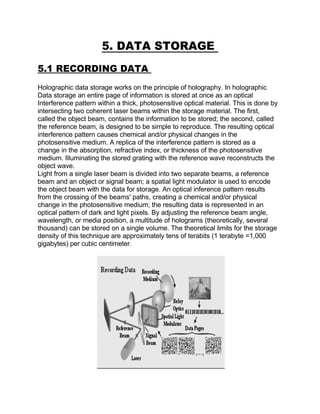 Holographic Data Storeg report | DOC