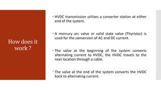 High Voltage Direct Current Transmission System | PPTX