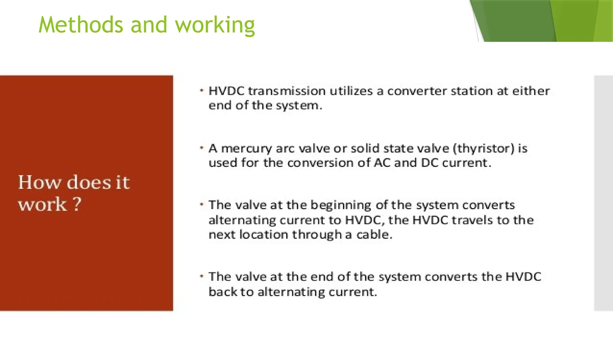 HVDC Transmission: Types of HVDC link and components | PPTX
