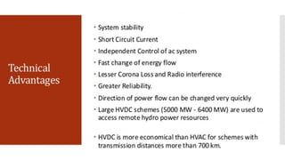 HVDC Transmission: Types of HVDC link and components | PPTX | Computer Networking | Computing