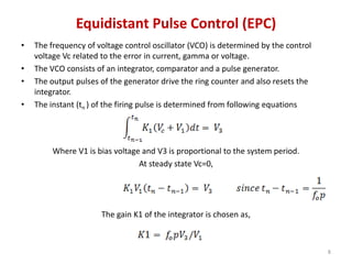 Firing Angle Control & Constant Current Control | PPTX