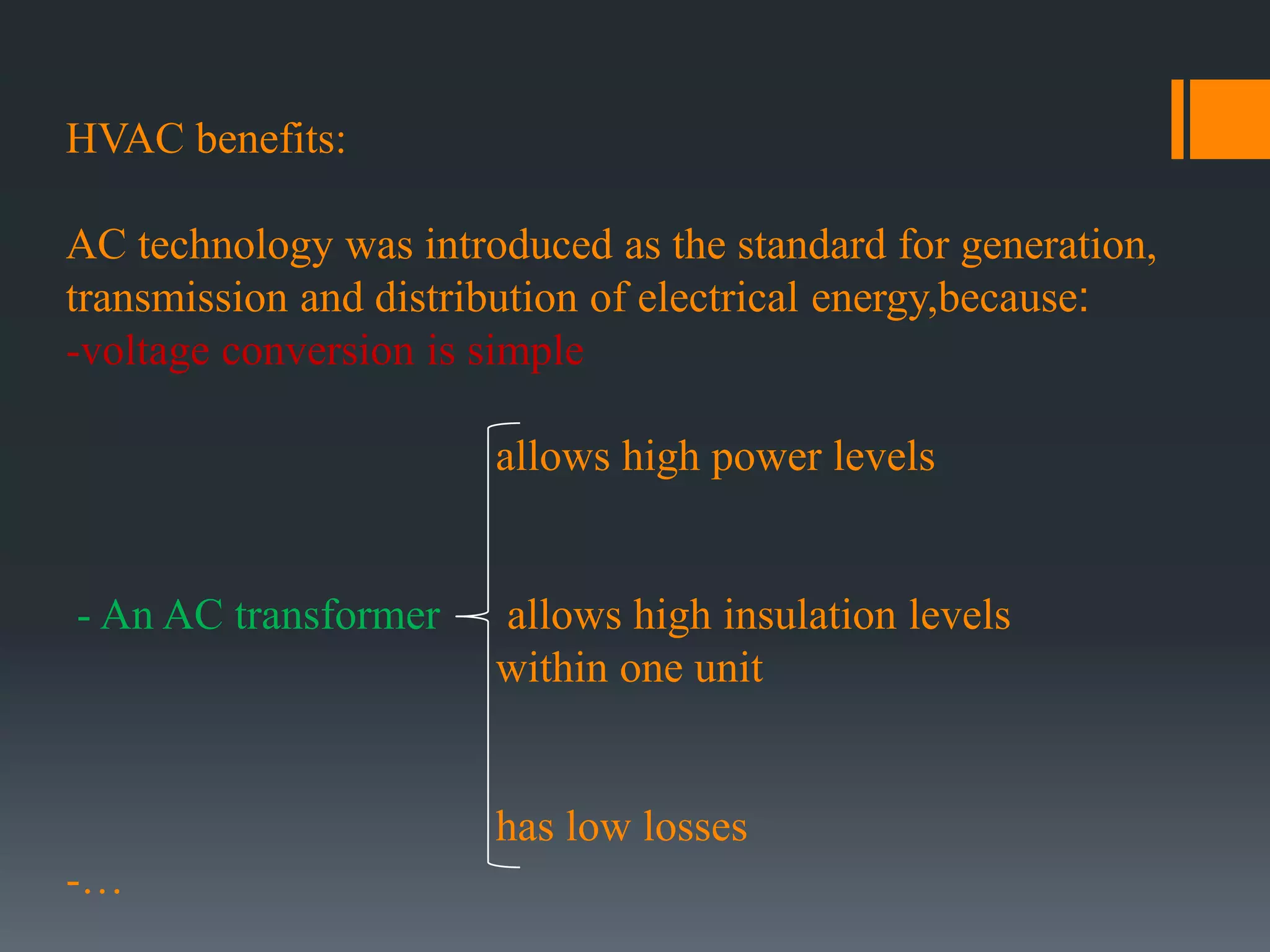 HVDC benefits and types | PPTX