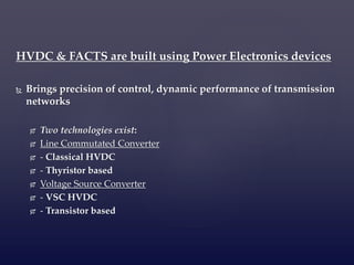 HVDC & FACTS | PPTX