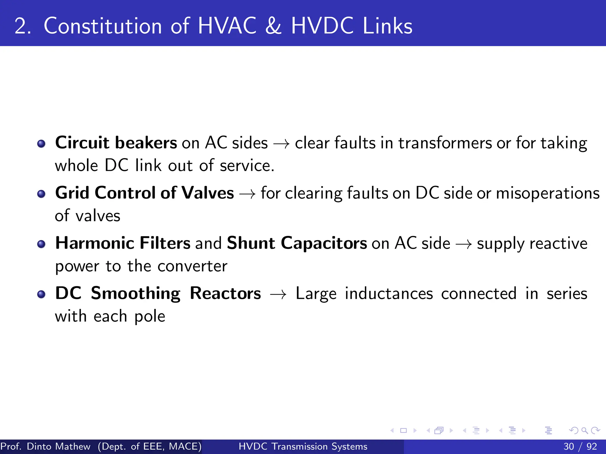 HIGH VOLTAGE DIRECT CURRENT TRANSMISSION SLIDES | PDF