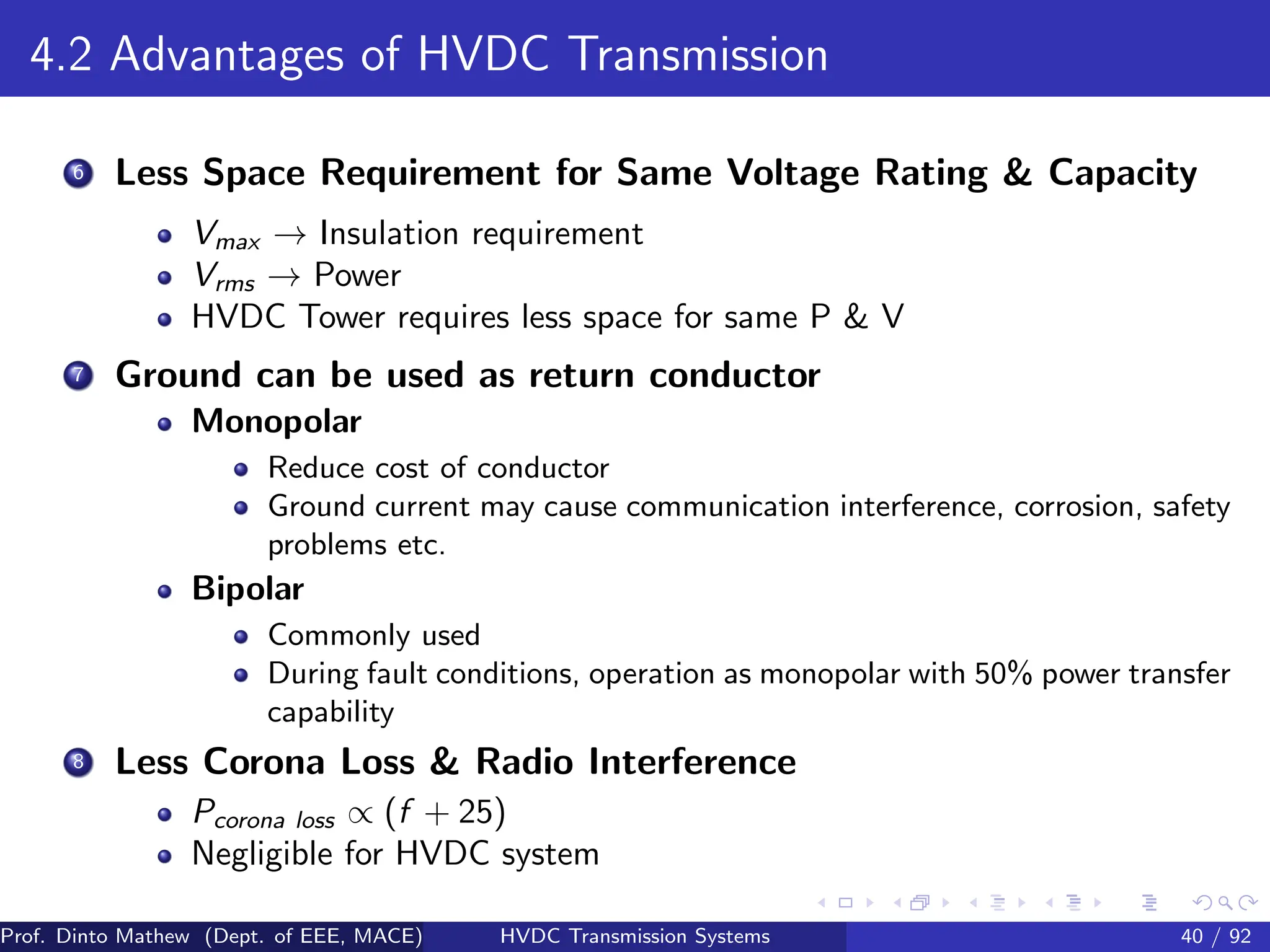 HIGH VOLTAGE DIRECT CURRENT TRANSMISSION SLIDES | PDF