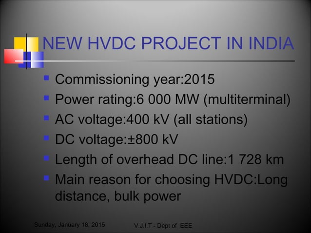 Hvdc light, a tool for transmission of electric power(1) | PPT